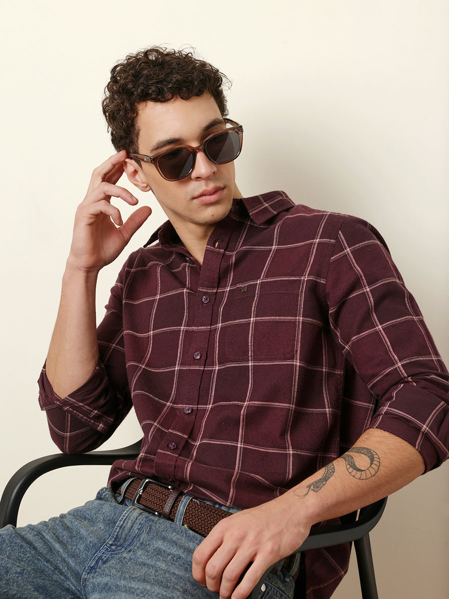 Buy Maroon Shirts for Men | Stylish & Bold Fits – bearhouseindia